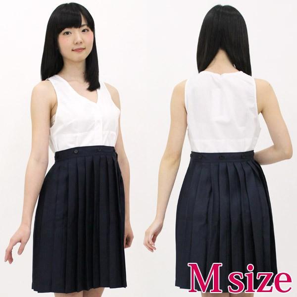 コスプレ 衣装 ニーソ ソックス スカーフ リボン スカート 小物 アクセサリー イベント　コスプレ用小道具 チラリ肌見せ防止！制服のトップスとスカートの隙間をガードするインナーつき吊りスカート。電車でつり革を持っても、お腹が見えません！慎...