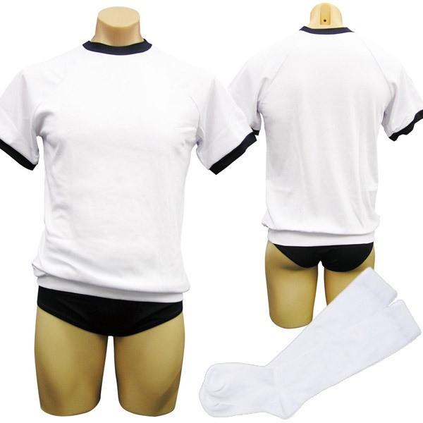 サイズが合わずに諦めていた男性に朗報！萌えの定番、体操服コスプレにメンズサイズが登場しました。Tシャツ、紺色ブルマ、清潔感のある白ハイソックスの3点セット！すぐにでも可愛い男の娘にチャレンジできる、女装コスプレです。【仕様】フリーサイズ(メ...