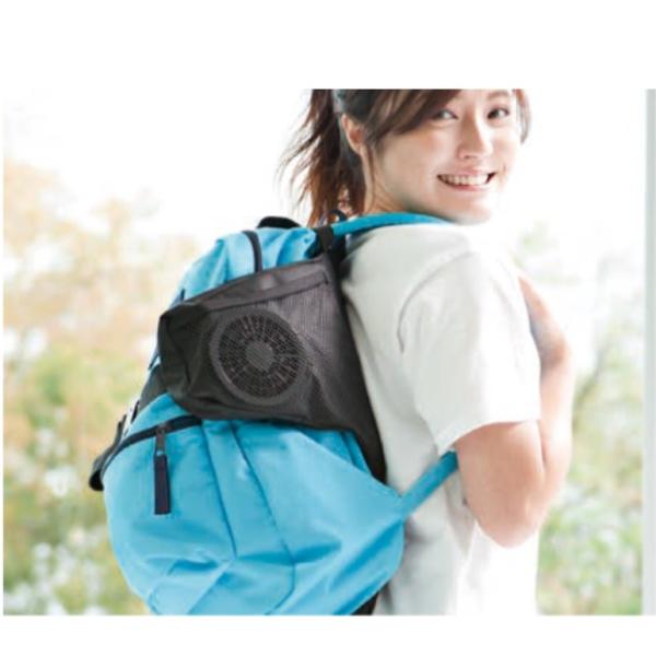 空調リュック〓 COOL PACK02本体寸法 : 縦46cm、横62cm（外周約105cmまでのリュックに装着可能）本体重量：465g（スペーサー、ファン、ケーブル、電池ボックス含む）連続使用時間：強 約8.5 時間、弱 約44 時間（エ...