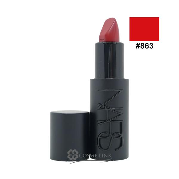 ※こちらは在庫処分品につき、返品・交換はできませんので予めご了承下さいませ。口紅#863 UNAUTHORIZED（クラシックレッド）3.8gピュアな発色と塗り心地のよさが持続するサテンリップスティック。 投げかけた視線。何気ないしぐさ。ワ...