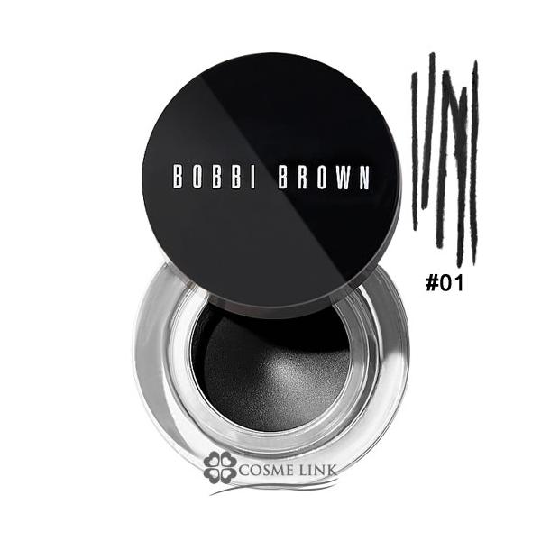 ジェルアイライナー#01 ブラックインク：ブラックにじみにくいウォータープルーフアイライナー鮮やかな発色で、なめらかにラインを描くことができるジェルタイプのアイライナー。さりげないアイラインからドラマティックで印象的なアイラインまで思いのま...