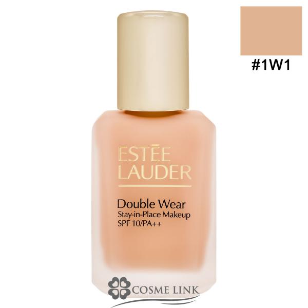 リキッドファンデーション#1W1：ボーン30ml30年のロングセラー、ダブル ウェアが進化。 毛穴レスの美しさ、36時間つづく。ハイカバーなのに素肌のような薄膜仕上がり。毛穴レスな“素肌膜カバー”。より軽く、なめらかなテクスチャーにより、薄...