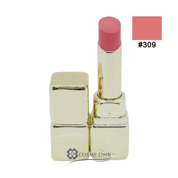 口紅#309 フレッシュ コーラル：光をたたえたコーラルピンク3.2g天然由来成分95％配合のリップスティック。 快適な着け心地、フレッシュなカラー、唇を整えるケア効果。キスキス シャイン ブルームは、そのすべてに妥協することなく、天然由来...