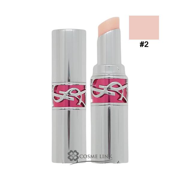 口紅#2 ヘルシー グロウ プランパー：透明色のトーンアッププランパー。ヘルシーな血色感を唇に3.2g※製品名が順次「ルージュ ヴォリュプテ キャンディグレーズ」から「ラブシャイン キャンディグレーズ」に変更となります。色ごとに変更のタイミ...