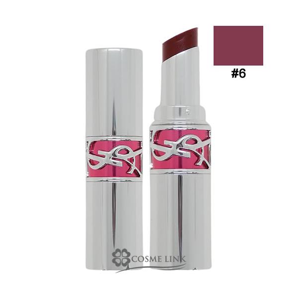 口紅#6 バーガンディ テンプテーション：ビターなフレッシュチェリーキャンディ3.2g※製品名が順次「ルージュ ヴォリュプテ キャンディグレーズ」から「ラブシャイン キャンディグレーズ」に変更となります。色ごとに変更のタイミングは異なります...