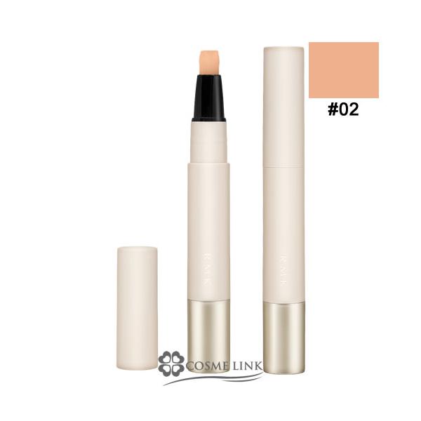 コンシーラー#02：ライトな肌の色向けのロージーベージュ。4gクマの悩みは、色と光でキャンセル。 ハイカバーなのに、隠したことがわからないほど自然。薄膜で肌と同化して、時間が経っても、うるおい感はそのまま。気になる色ムラを補正しながらブライ...