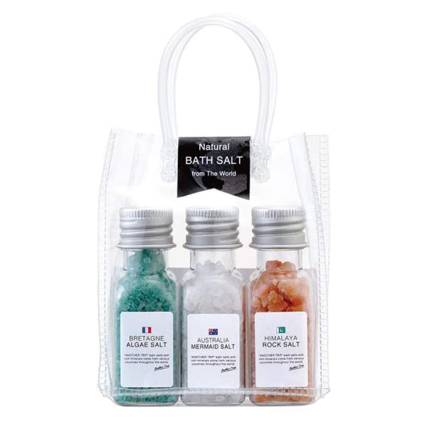 大自然の恵みいっぱいのバスソルト 3種ギフトセット●贈る人に合わせて、選ぶのが楽しくなるカラフルな「バスタブ スタンドパック シリーズ」のバスギフトです。●まるで、そこにバスタブがあるように見えるオリジナルのパックに、さまざまなバスアイテム...