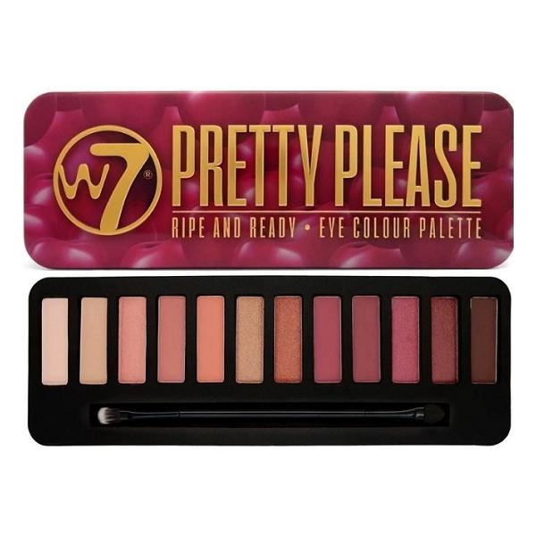 ロンドン発のコスメティックブランドW7(ダブルセブン)から筆箱でも使えそうなかわいい缶パッケージのアイシャドウパレットが登場。12色入りで色々なメイクパターンが楽しめます。PRETTY PLEASE プリティプリーズピンク系のカラーで可愛ら...