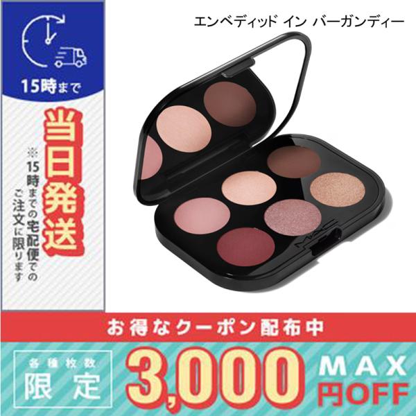 MACマックコネクトインカラーアイシャドウパレットx6エンベディッドインバーガンディー6.25g