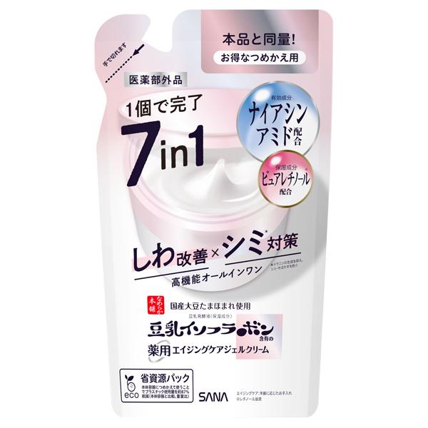 豆乳のしわ改善＆シミ対策オールインワンジェル有効成分がお肌の奥まで届く！みずみずしく濃厚なジェルクリームでハリ・透明感のある素肌へ。1個で7役!洗顔後これひとつでOK〇化粧水〇美容液〇乳液〇クリーム〇パック効果〇ネッククリーム〇マッサージメ...