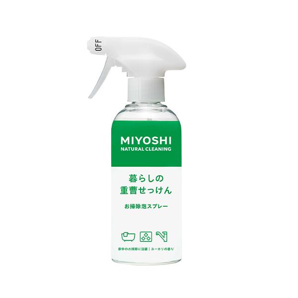 【3,980円以上で送料無料(※北海道は9,800円以上)】大人気「暮らしの重曹せっけん」の泡スプレータイプです。手肌にやさしいせっけんが、簡単便利な泡スプレーになりました。お掃除での手アレも軽減でき、泡切れの良いせっけんならすすぎもスピー...