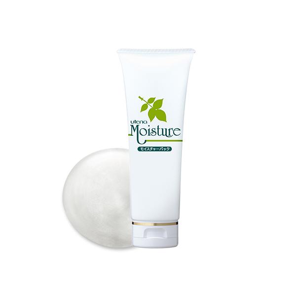 【3,980円以上で送料無料(※北海道は9,800円以上)】ロングセラー！「ウテナ モイスチャー パック」は、うるおい成分アロエエキス・海藻エキス配合のお肌に優しい自然派志向で、毛穴に残った汚れや古い角質を取り除きながら、ハリと透明感のある...