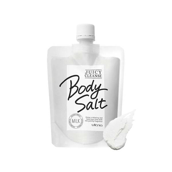 【3,980円以上で送料無料(※北海道は9,800円以上)】アルガンオイルと4種のフルーツ&amp;ベジタブルエキス（保湿成分）配合！しっとり柔らかなお肌へ導く塩スクラブ。ココナッツバニラの香り。肌あたりがマイルドなつぶ塩に、ジューシィな美...