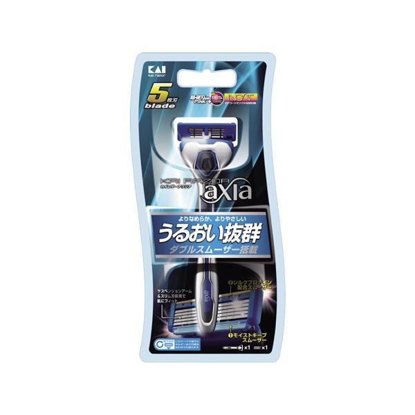 【3,980円以上で送料無料(※北海道は9,800円以上)】よりなめらか、よりやさしいダブルズムーザー(モイストキープスムーザー＆シルクプロテイン配合スムーザー)搭載のシェーバーホルダー(替刃式)です。サスペンションアーム＆スリム刃採用で肌...