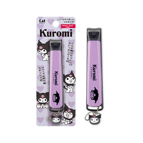【3,980円以上で送料無料(※北海道は9,800円以上)】サンリオの大人気キャラクター“クロミ”のオリジナルデザイン。かわいいクロミの立体チャーム付き。「ニュースタンダードツメキリ」は、日本製でシャープな切れ味が特徴で、デザインの可愛さだ...