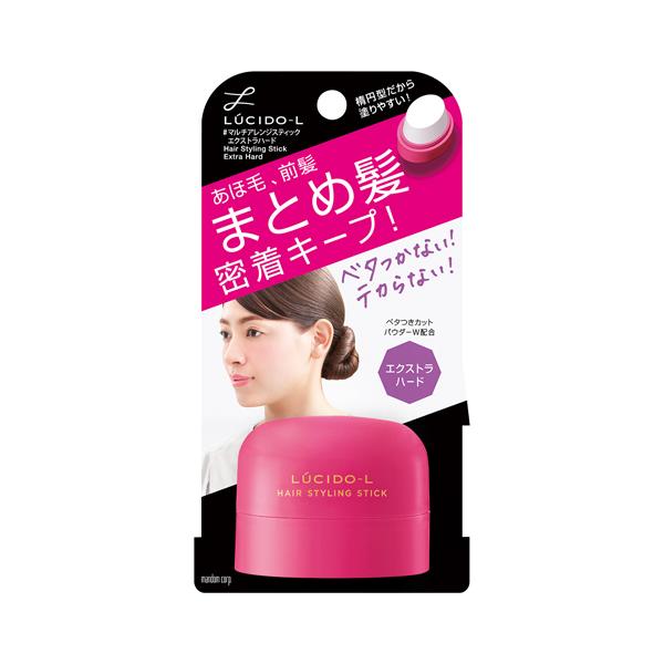 【3,980円以上で送料無料(※北海道は9,800円以上)】あほ毛・うき毛をしっかりおさえて前髪やまとめ髪を密着キープ！ベタつかずテカらないへアスティック。ルシードエル(LUCIDO−L)/マンダム(mandom)[名称]ヘアワックス[内容...