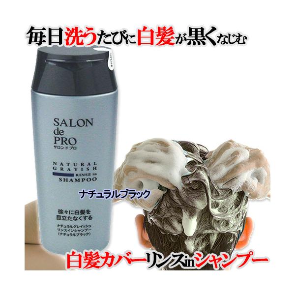 【3,980円以上で送料無料(※北海道は9,800円以上)】白髪を黒く染めるのではなく、目立たなくして髪色を整えるシャンプーです。「白髪対策」「シャンプー」「リンス」3つの機能がこれ1本！簡単！シャンプーするだけで徐々に白髪を目立たなくしま...