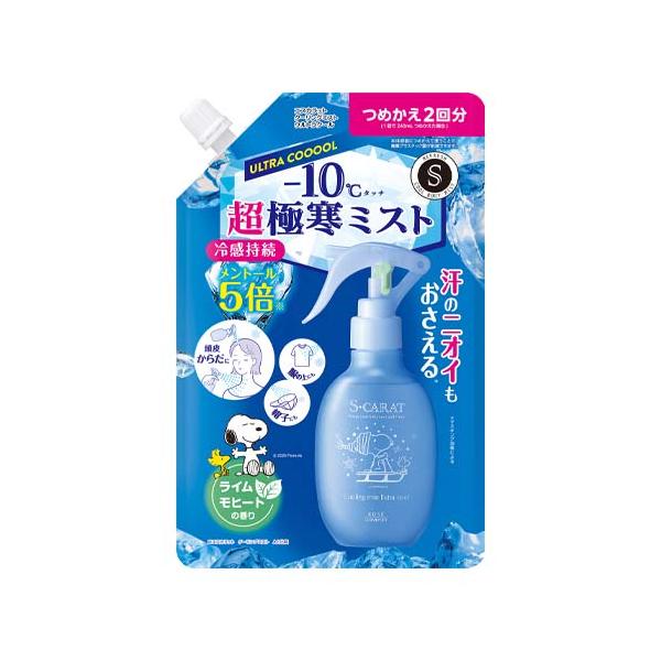 【3,980円以上で送料無料(※北海道は9,800円以上)】頭もからだも超冷感＆持続する超極寒ミストメントール5倍配合で、史上最強のクール感！スプレーした瞬間、頭もからだも超冷感＆持続する-10℃タッチの超極寒ミスト。服の上からも使えます。...