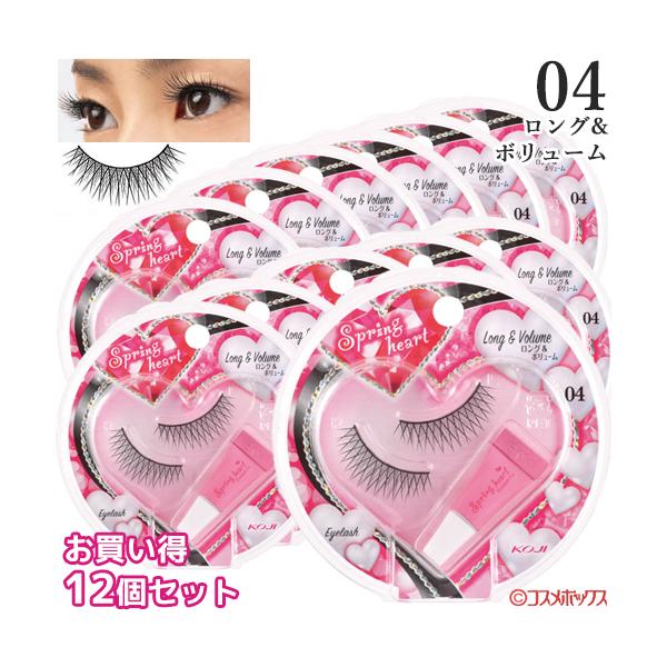 【3,980円以上で送料無料(※北海道は9,800円以上)】※パッケージリニューアルのため、画像と商品が異なる場合がございます。ご了承ください。【まとめ割】スプリングハートアイラッシュが11個の価格で1個プラスなお得な12個セットに！[04...