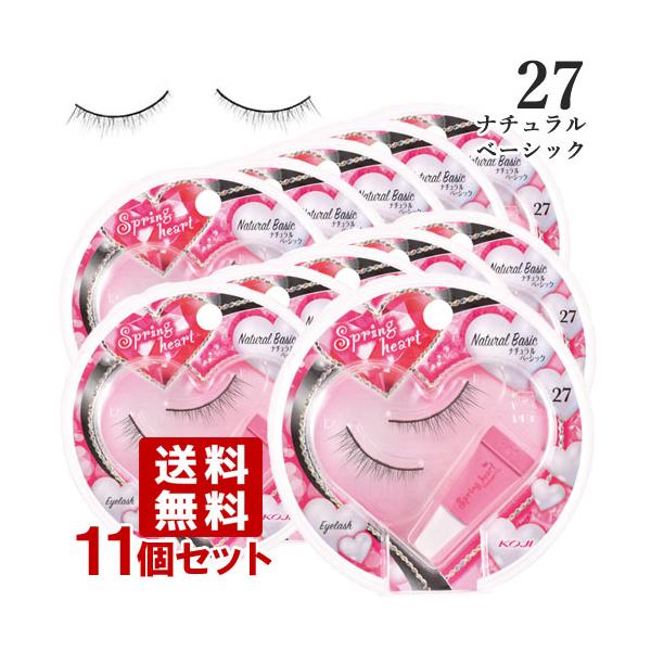 ※パッケージリニューアルのため、画像と商品が異なる場合がございます。ご了承ください。目尻を強調し、ばっちりと可愛らしい印象の目元に。（全体用／黒ベース）アイライン効果●●●、長さ●●○、濃さ●○○スプリングハート/コージー[名称] つけまつ...