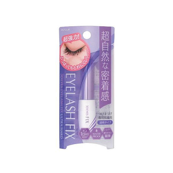 【3,980円以上で送料無料(※北海道は9,800円以上)】目立ちにくく1日中まつげを強力キープする、つけまつげ専用接着剤。汗・水・涙に強く、目尻や目頭などもとれにくいWP処方。100％化粧品原料でつくられたお肌に優しい処方。持ち運びに便利...