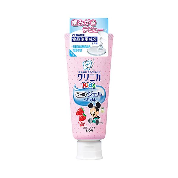 【3,980円以上で送料無料(※北海道は9,800円以上)】歯磨きデビューや仕上げ磨きに！フッ素が歯質を強化し、ムシ歯を予防。泡立ちを抑えた透明ジェルタイプ。フッ素以外は、食品使用成分と同様の成分で設計。キシリトール（天然素材甘味剤）配合。...