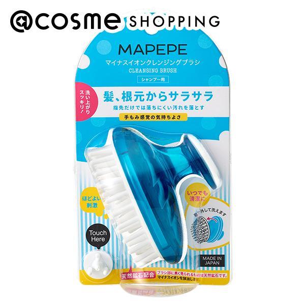 ●３つの小さな毛先が地肌に残った脂分・毛穴の汚れなどをキレイに落とします。●しっかり弾力の毛先とクッション性の相乗効果でもみほぐし感覚バツグン！うっとり気持ちイイ。軽い力でも頭皮をもみほぐします。※ブラシ部中央上下の穴は、クッション性を高め...