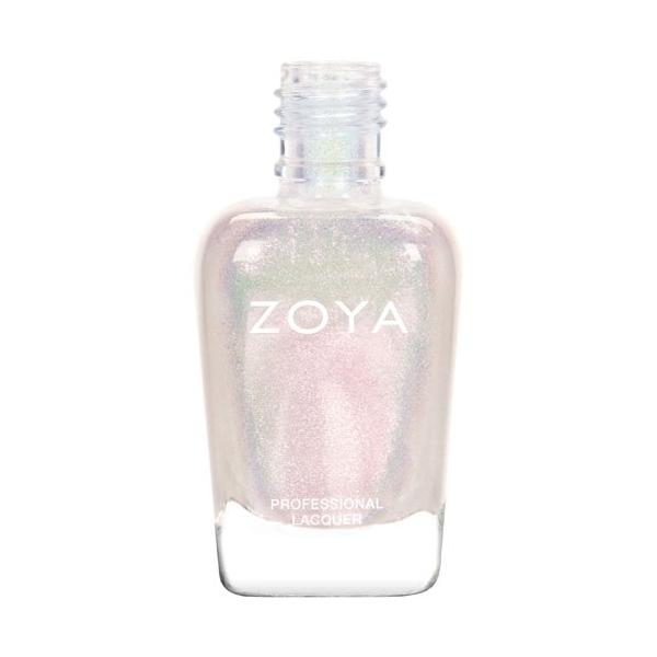 フューシャ、グリーン、ゴールドを微かにきかせた春めいたホワイトオパール色。シアーな色付きで、単色でも重ね塗りにも大活躍！質感：シアー・パール容量：15mlネイル・ネイルグッズ ＞ マニキュア ＞ マニキュア・ネイルカラー