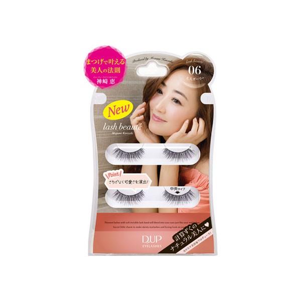 ビューティーライフスタイリスト 神崎恵プロデュースのつけまつげ。美容家のノウハウを凝縮した計算されたデザインで、“ナチュラル'美人を叶えます。カット不要のミディアムサイズ。メイクアップ ＞ つけまつげ ＞ つけまつげ