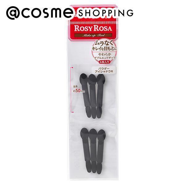 アイメイクに大活躍のダブルタイプ！細チップは濃い色のシャドウやアイラインのぼかしに。色別にチップを使い分けられる６本入り。メイクアップ・ケアグッズ ＞ ブラシ・チップ ＞ アイメイクチップ