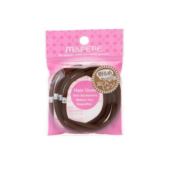 カラーリングした髪にもなじむ明るめブラウンのヘアゴム！結び目がないから、しっかり留まってゴム長持ち！ ●ライトブラウン：明るい茶髪におすすめ！容量：4Pヘア・ヘアケアグッズ ＞ ヘアゴム ＞ ヘアゴム
