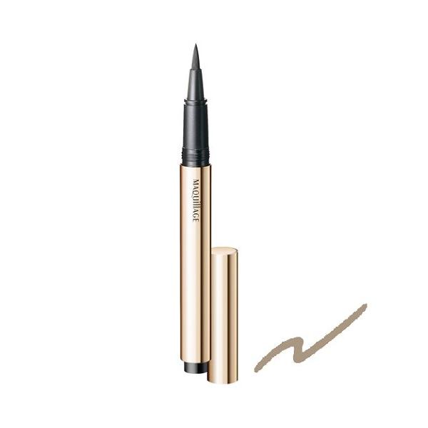 透ける影色効果で、自然に目を大きく見せる「目のキワの影」を創り出す。　まるでラインを入れていないようになじむ筆ペンタイプの隠しリキッドアイライナー。　涙・汗・皮脂・こすれにも強いウオータープルーフ。13時間  仕上がり持続データ取得済み  ...