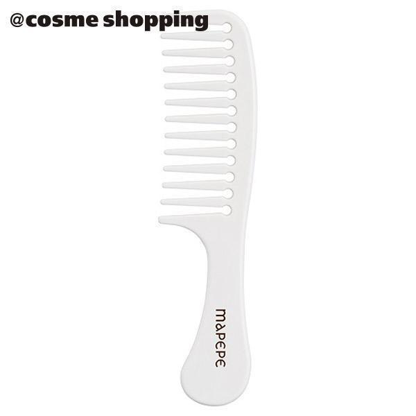 ●お風呂で使うヘアコーム！シャンプー前のコーミングやトリートメントコームとしてご使用ください。コーミングによりトリートメントを髪全体に行き渡らせることで、バスタイムのヘアケア効果を高めます。●柄の幅が広いのでしっかり握れるトリートメントが付...