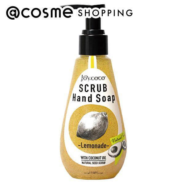メイクや油汚れなど頑固な汚れもスルリ！環境に優しい植物性スクラブ剤（アボカドシード）配合。手のシワや指紋に入り込んだ汚れもスッキリ落とします。また、バージンココナッツオイル＆グリセリン配合で洗いながら乾燥を防いで潤いも与えます。甘酸っぱいレ...
