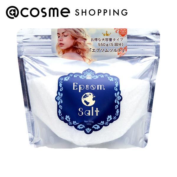自然派入浴料ブランド「ビオスパ」。大好評「エプソムソルト」にお得な大入り袋が早くも登場。550g（5回分）で1,200円（税別）は一回分240円とリーズナブル。入浴剤・バスソルト ＞ バスソルト ＞ バスソルト