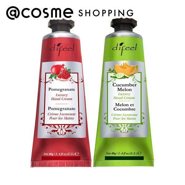 〜 日本上陸!〜 ニューヨークからのDifeel　(ディファレント・フィーリング)【Difeel カップルセット　2点入り】01　 ザクロ POMEGRANATE05　 メロン CUCUMBER MELON【Difeel(ハンドクリーム) ...