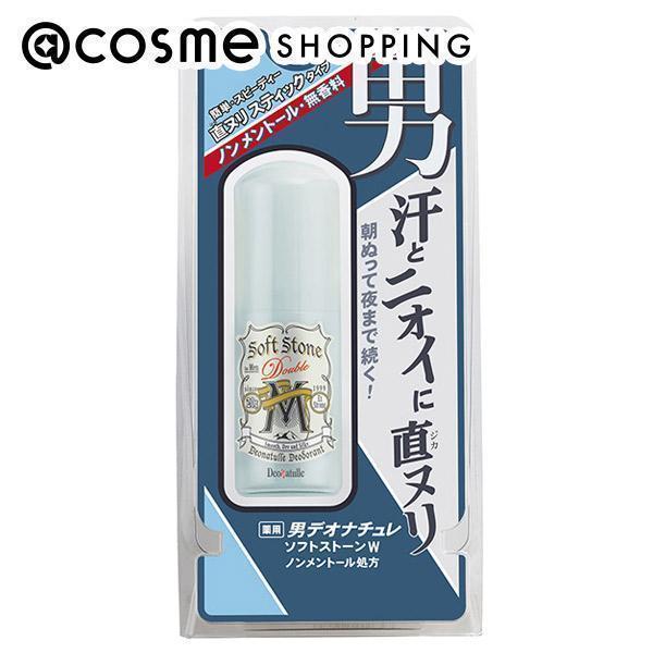 ●ノンメントール、無香料 スティックタイプの制汗デオドラント。●ひんやりしない。●有効成分「焼ミョウバン」を微細化 男の汗、ニオイを元から防ぐ。●ベタつき防止成分配合でさらさら快適。●メントール無配合のため、従来の男ソフトストーンWよりもク...