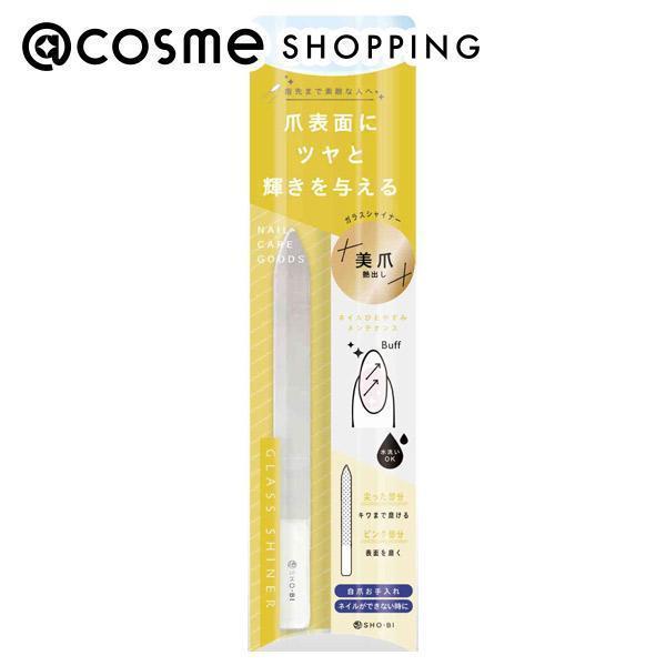 １ＳＴＥＰで爪表面の凸凹を整えツヤを出すガラス製の爪みがき。爪先の形を整えることもできる便利な２ｗａｙタイプ。尖った部分でキワまで磨ける。１本でトータルケア。ボディケア ＞ ネイルケアグッズ ＞ バッファー・爪やすり