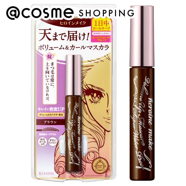 長時間にじまないスーパー（※1）ウォータープルーフ処方で、涙・汗・水・皮脂・こすれに強い、ボリュームタイプの耐久マスカラ。まつ毛に絡みやすいボリュームEXパウダー（※2）とボリュームセパレートパウダー配合で、塗り重ねるほどに密度が上がり、1...