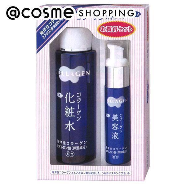 【セット内容】コラーゲン化粧水 150mLコラーゲン美容液 40mL海洋性コラーゲン配合の化粧水と美容液のお買い得セットです。容量：150ml+40mlキット・セット ＞ スキンケアキット ＞ スキンケアキット