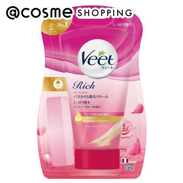 世界売上金額シェアNo.1*1 除毛ブランド「Veet（ヴィート）」リッチバスタイム 除毛クリーム しっかり除毛おうちにいながら、セルフ除毛。すべすべ肌*2に。配合保湿成分が気になる方にも。3つの保湿成分配合。水に流れにくい成分配合で、クリ...