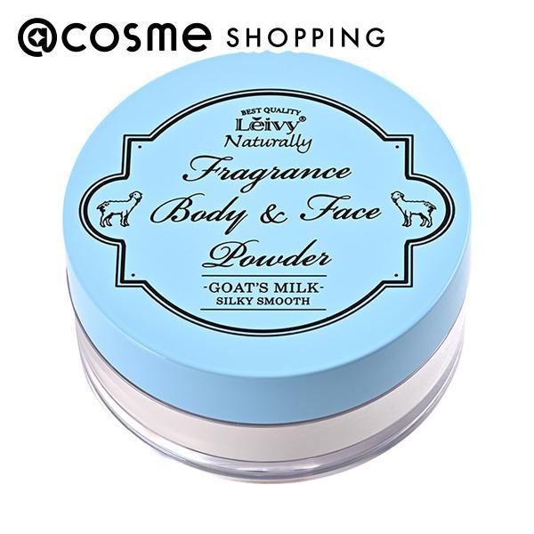 ボディとフェイスどちらにも使えるフレグランスパウダーです。●皮脂を吸着する「タピオカデンプン」でサラサラ肌をキープ●なめらか仕上げ成分の「天然シルクパウダー」入りなので透明感のある肌に仕上がります。●保湿成分の「ヤギミルク」と整肌成分の「加...