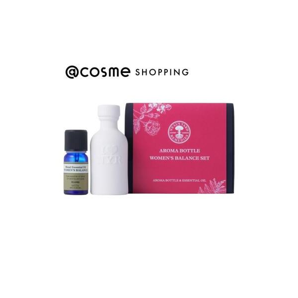 【セット内容】・ブレンドエッセンシャルオイル ウーマンズバランス 5ml・セラミックアロマボトル（直径約3.8cm×高さ約9cm）心を優しくときほぐす、女性のためのアロマ＆ふんわり香るボトルのセットキット・セット ＞ その他キット・セット ...