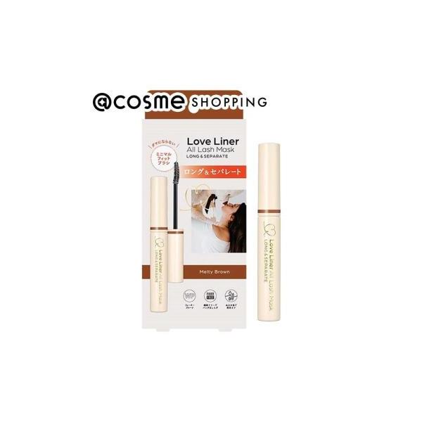 【Melty Brownーメルティブラウンー】とろけるキャラメルを思わせるこなれブラウン・繊細ロングが長持ち、自まつげ1.5倍*のロング感。長さ続くロング&amp;セパレートマスカラ  ＊メイクアップ効果による　・塗りやすいコンパクト設計の...