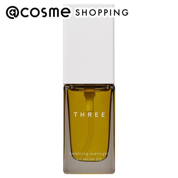 THREE Balancing Overnight Oil Serum SQ精油の恵みを凝縮した、睡眠前のリチュアル。目覚めた朝、ハリ感を感じるオイル美容液。肌の生まれ変わる力*1と睡眠中の肌に注目したオイル美容液。まろやかなテクスチャーが...