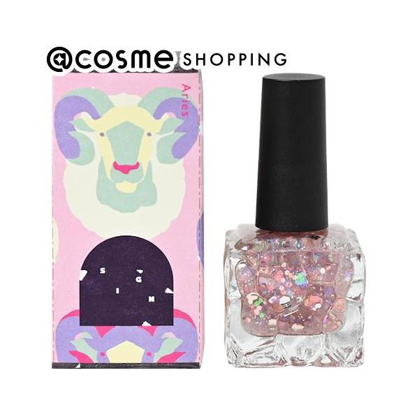 主成分が水で爪へのダメージが少なく、お湯で簡単にオフできるのに1日中持続するネイル。12星座をイメージしたラメ入りのネイルポリッシュです。ネイル・ネイルグッズ ＞ マニキュア ＞ マニキュア・ネイルカラー