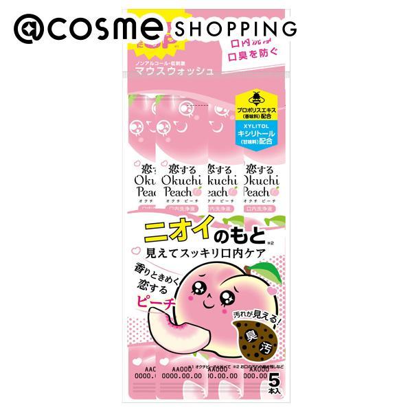 ●恋する吐息！オクチピーチ甘くて爽やか　ピーチフレーバー●口をゆすいだ後に自分の口の中の汚れが見えて驚き●20秒ゆすいで速攻リフレッシュ●携帯に便利なスティックタイプ●アルコール入り※パッケージは予告なく変更となる場合がございます。オーラル...