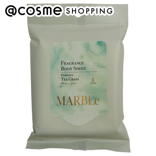 外出先のボディケアに！化粧水をたっぷり含んだ厚手のシートなので、汗や気になるニオイを1枚で全身すっきり、保湿しながらみずみずしいさらっと肌！SWATi MARBLe（スワティーマーブル）オリジナルの上品な香りがフレグランスのように香り気分も...