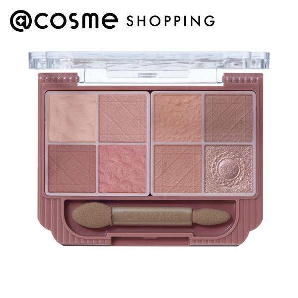 「持ち歩ける多色」をコンセプトにした、8色入り+ダブルエンドチップ付きのアイシャドウパレット マットバージョン。M03は7色マット1色ラメで、自分好みのメイクパターンを作れる。いつでもどこでも連れてってメイクアップ ＞ アイシャドウ ＞ パ...