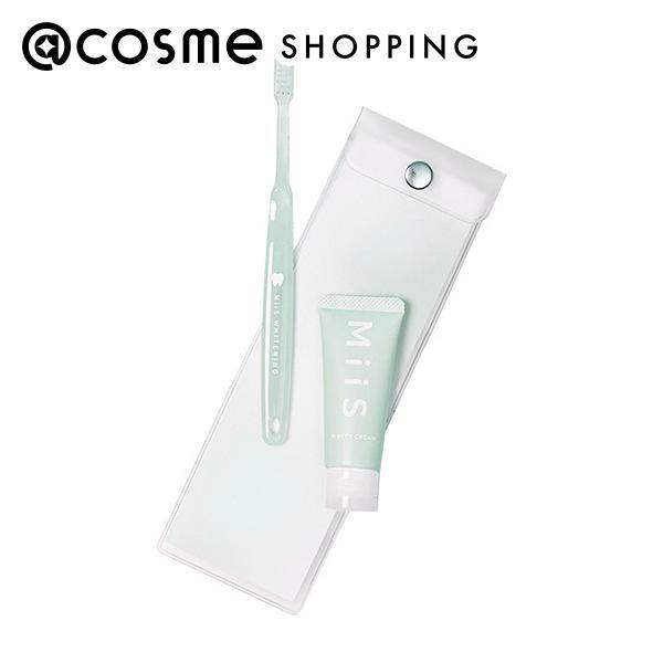 【セット内容】・ホワイティクリーム シャイニーマスカット味 20g・プラチナホワイトニング歯ブラシ 1本・オリジナルポーチ新感覚、泥感ペーストのホワイトニング歯磨き粉と、ホワイトニング専用歯ブラシのセット。“泡立たない”クレイ*1ペーストで...